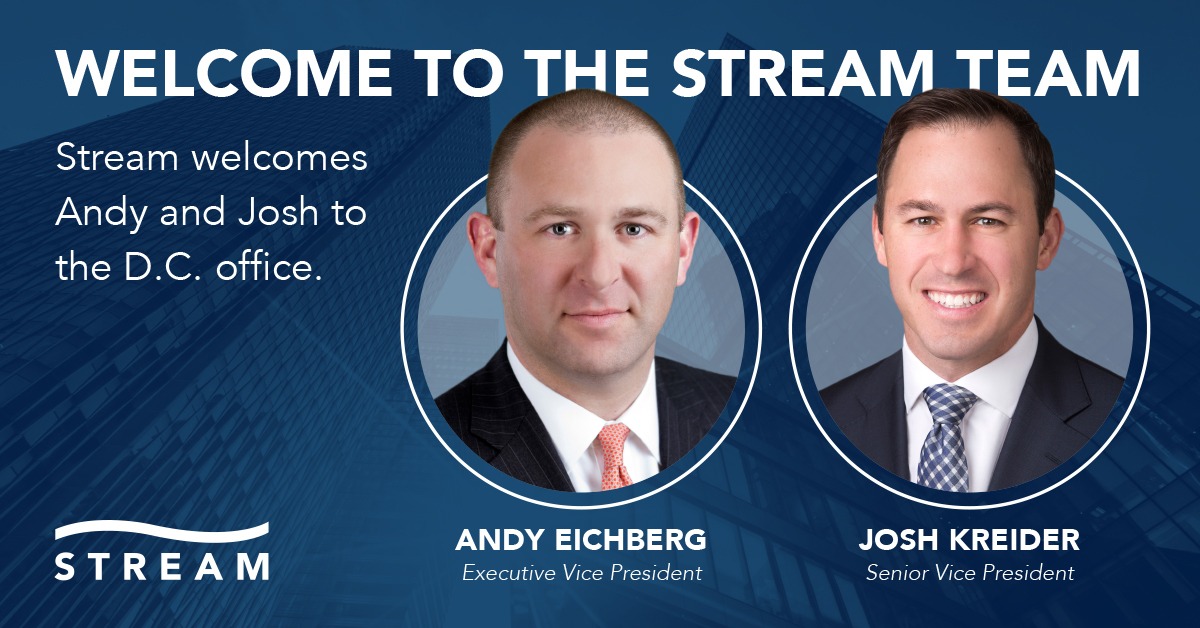Stream Expands D.C. Team with Two Senior Hires - Stream Realty Partners